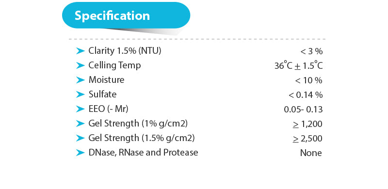 HiQ Standard Agarose – GenDEPOT