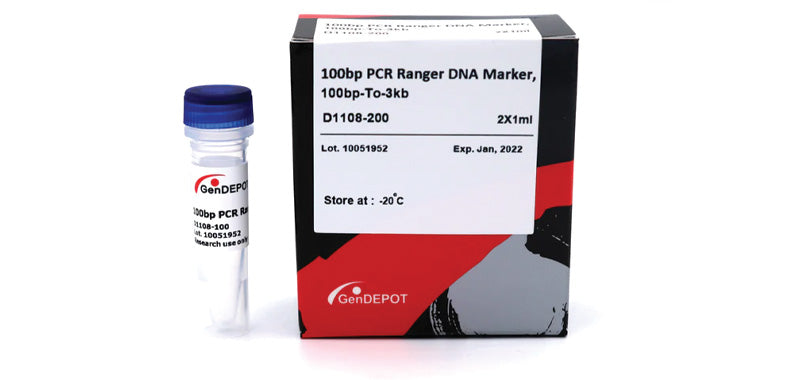 100bp PCR Ranger DNA Marker, 100bp-To-3Kb – GenDEPOT